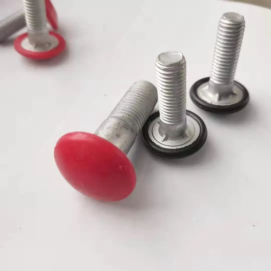 Plastic Abs Capped Round Head Fin Neck Hot Dip Gaanized Silo Bolt ...