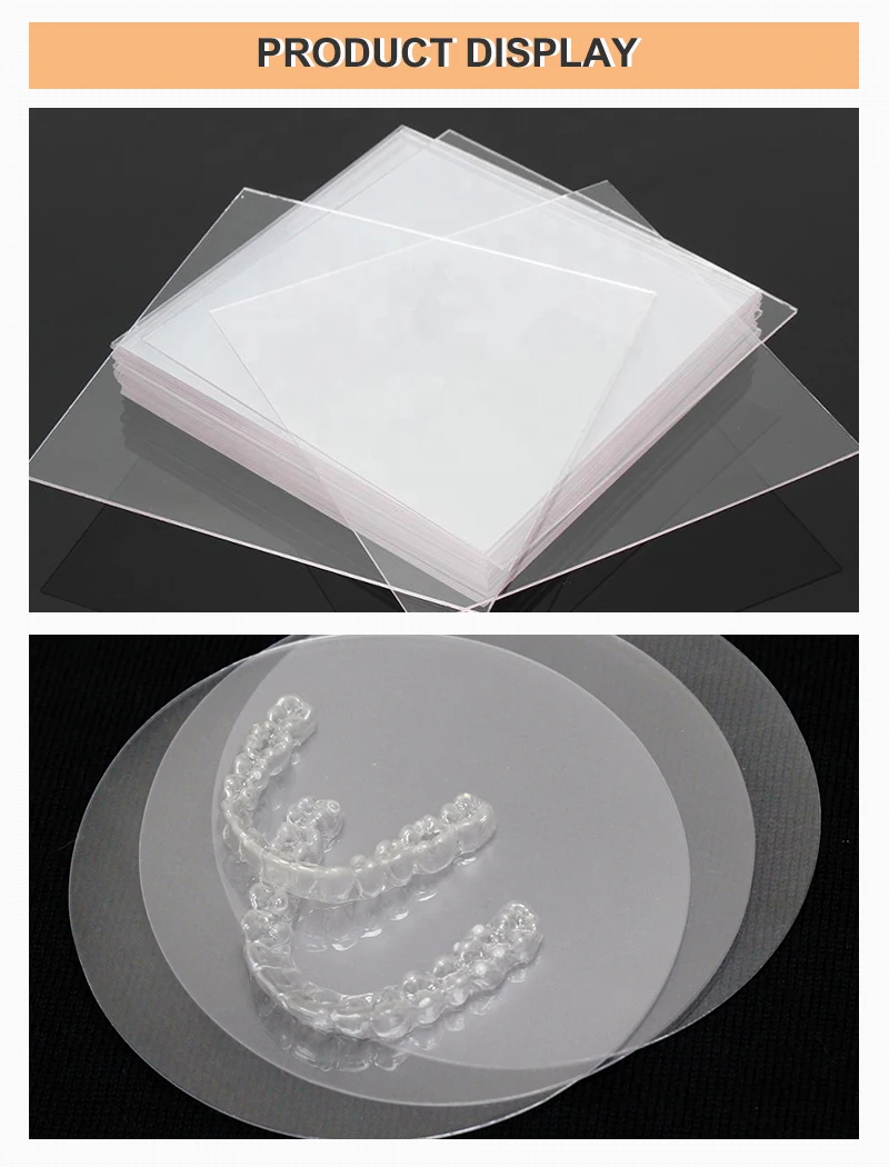 Dental Hard Vacuum Forming Sheets: ABS PVC Plastic Orthodontic ...