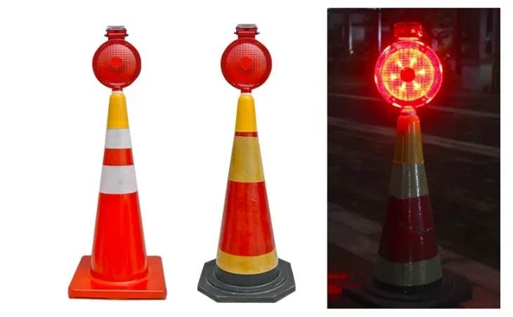 Solar Emergency Beacon Light - Road Safety Flash Cone