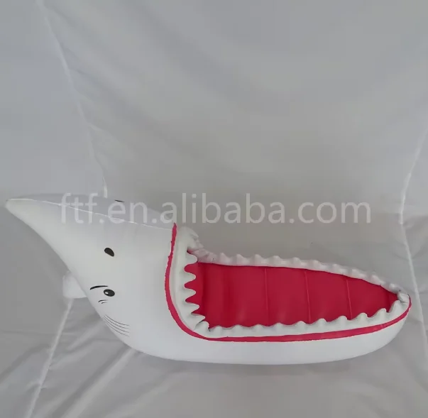 Inflatable Portable Pvc Shark Sofa Chair For Adults - Oem Available