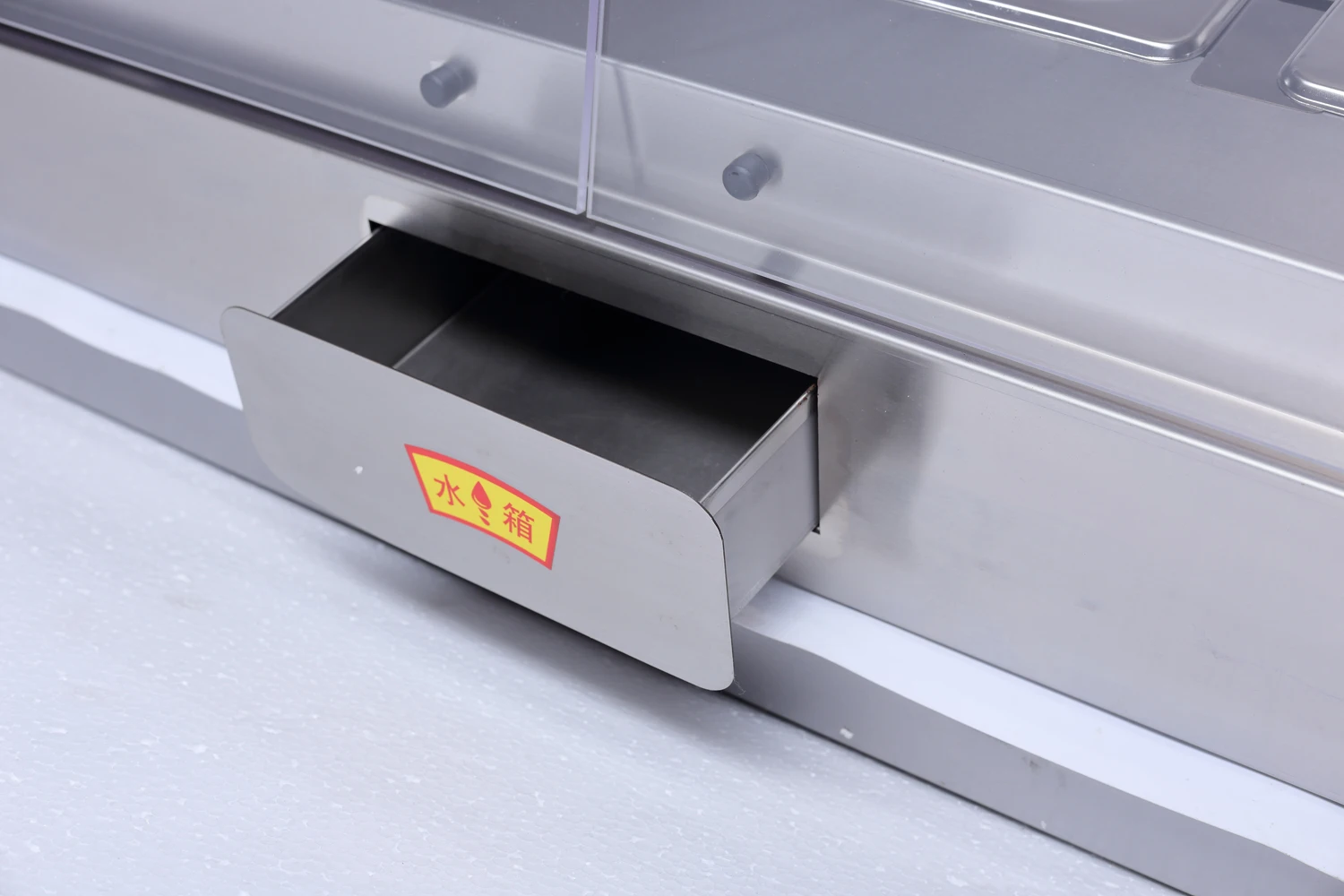 Stainless Steel Countertop Food Cabinet Display for Fast Food