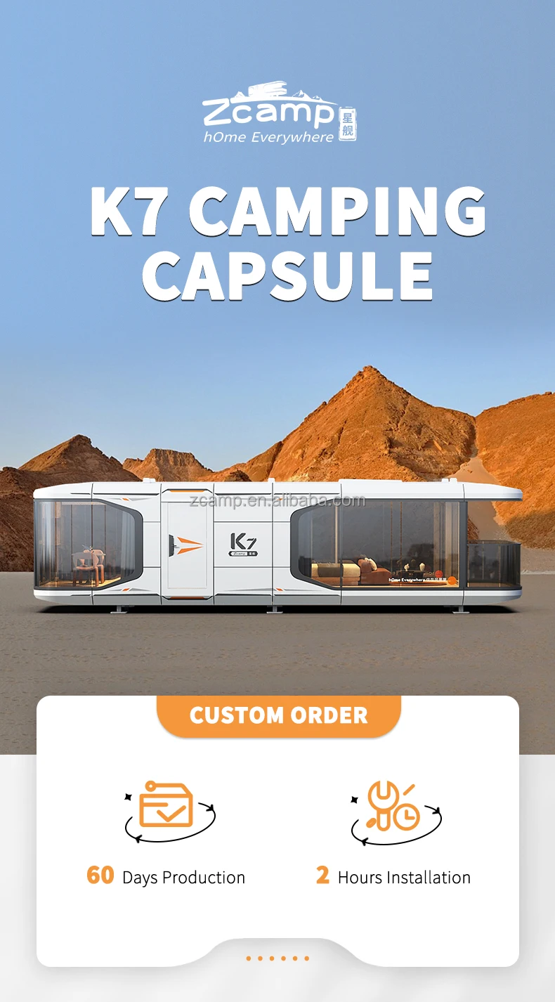 Zcamp New K7 Luxury Modular Hotel Capsule Prefabricated Tiny China ...