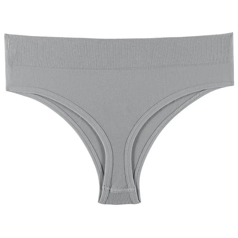 Cotton Panties Sexy Panties G-string Solid Color Wide Waist T Back ...