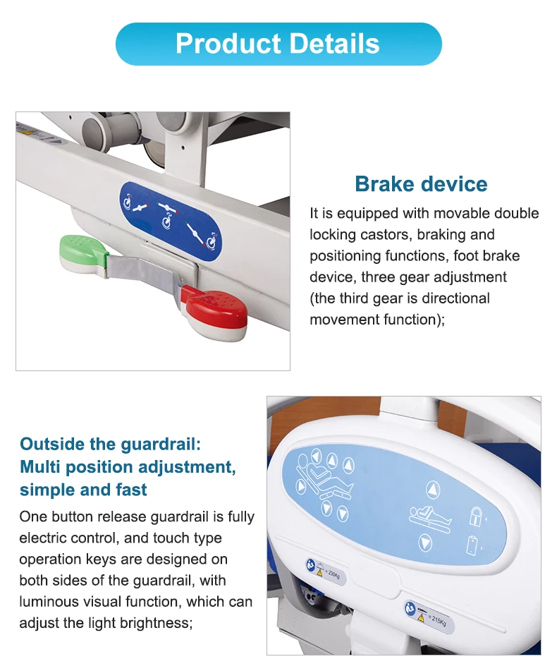 Luxurious Multifunctional Electric Delivery Bed - Gynecologic Table