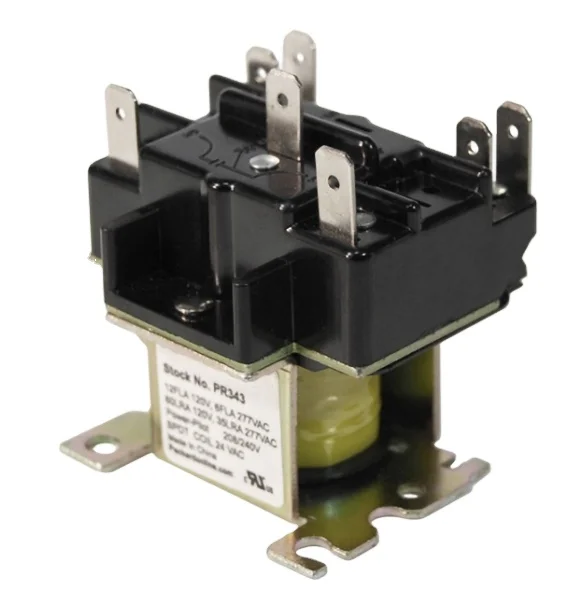 Hvac Relay 25a 277vac Quick Connect Normally Close Normallyopen With Ul ...