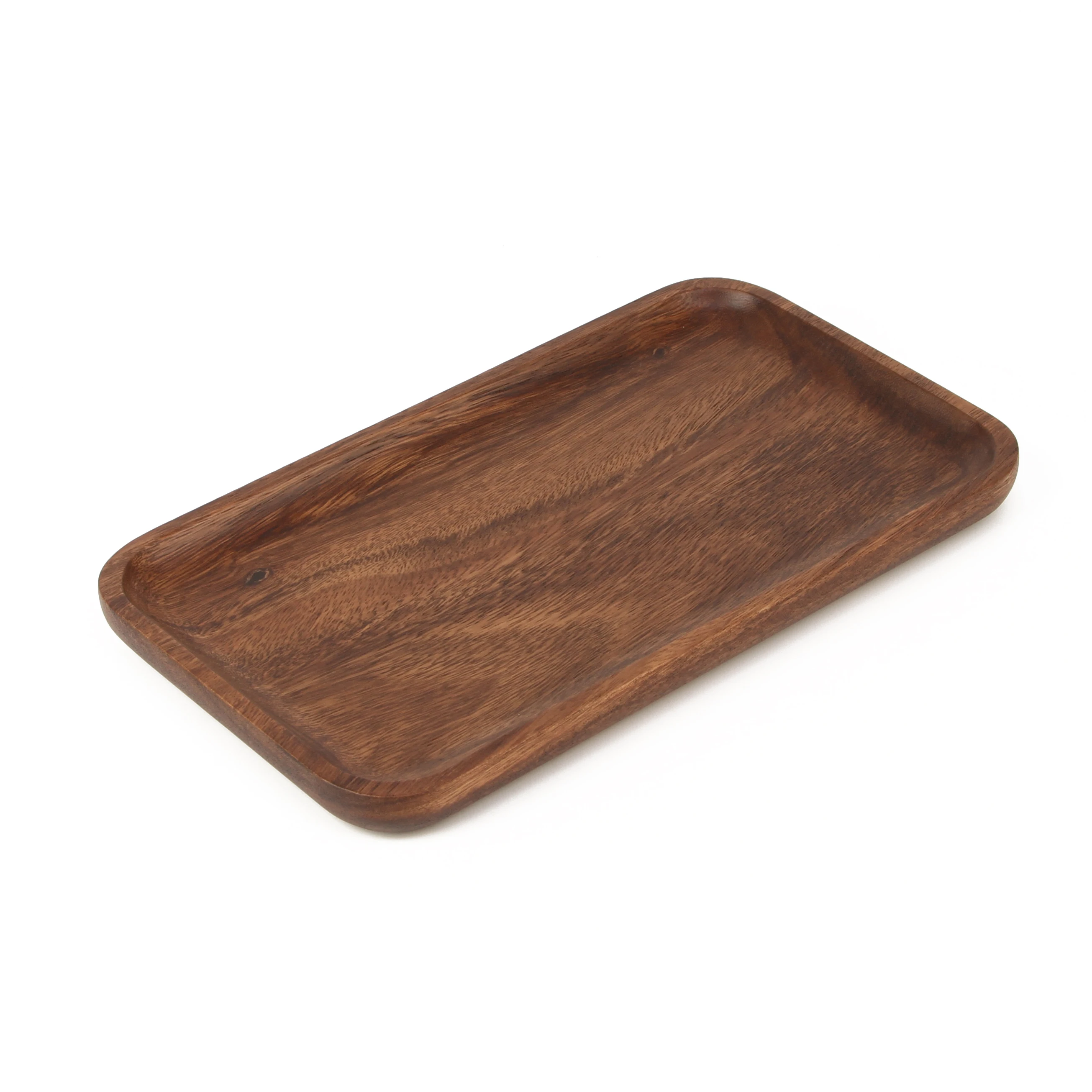 Wooden Serving Platters Acacia Long Charcuterie Boards Rectangle Wood ...