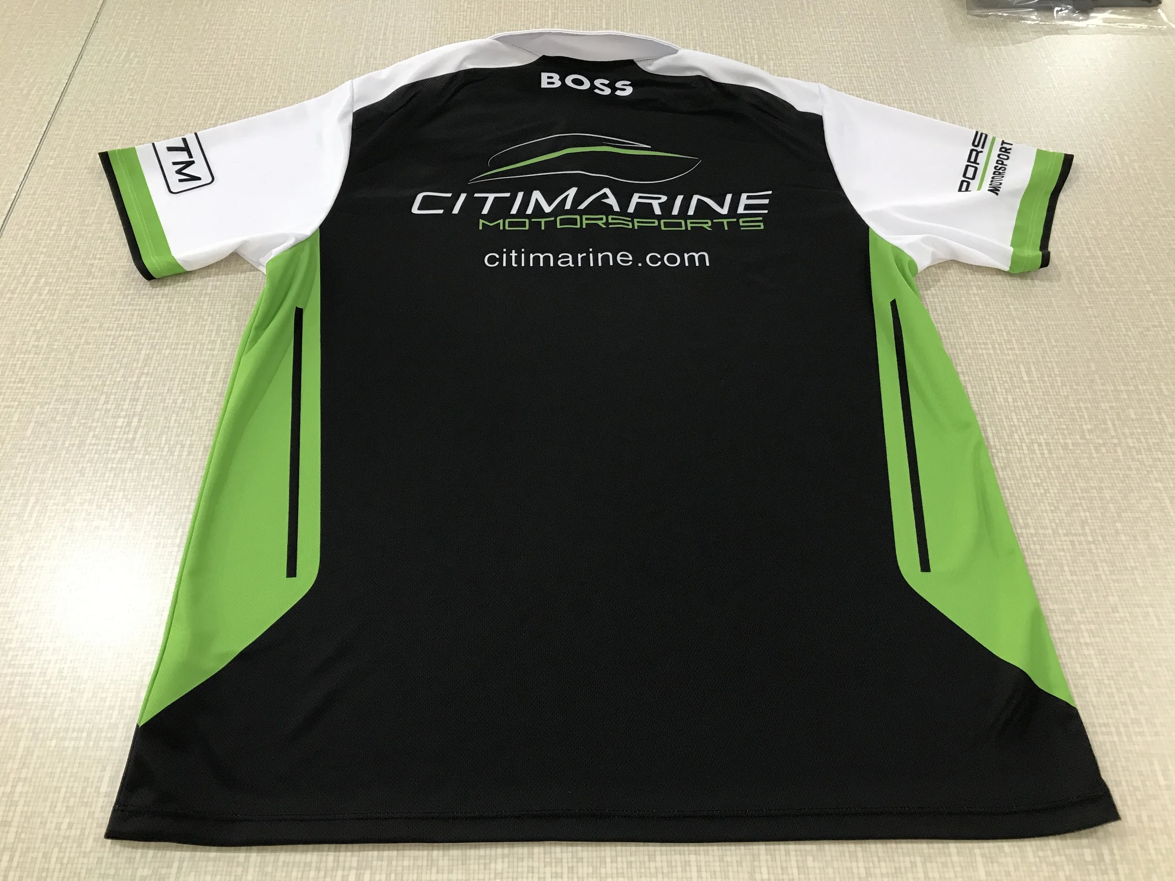 Motorsports Crew Shirt Button up Shirts - Custom Dye Sublimated