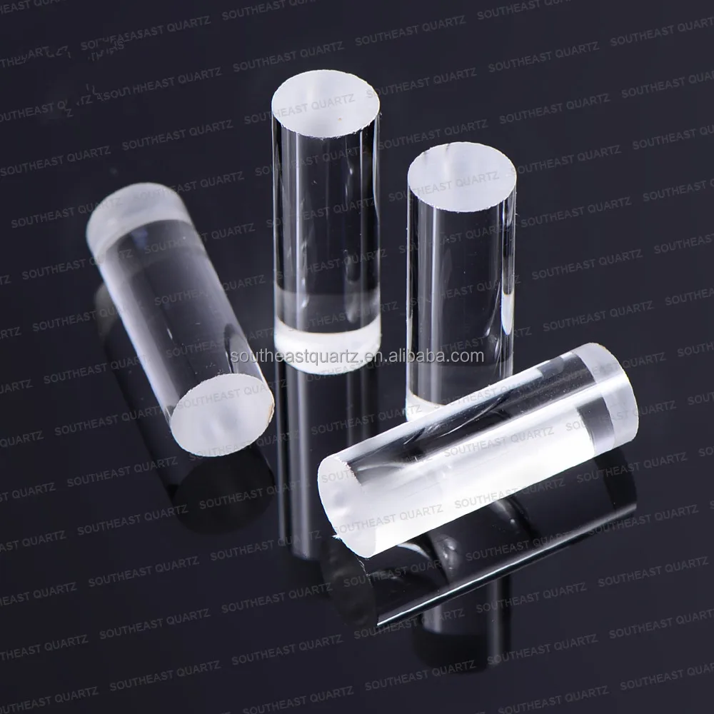Transparent Small Quartz Glass Solid Cylinder Rod - Buy Quartz Glass ...