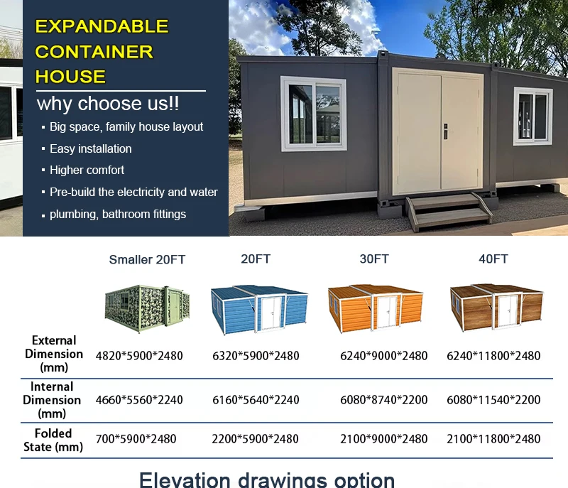 Container Prefabricated House - Luxury Folding Modular Homes