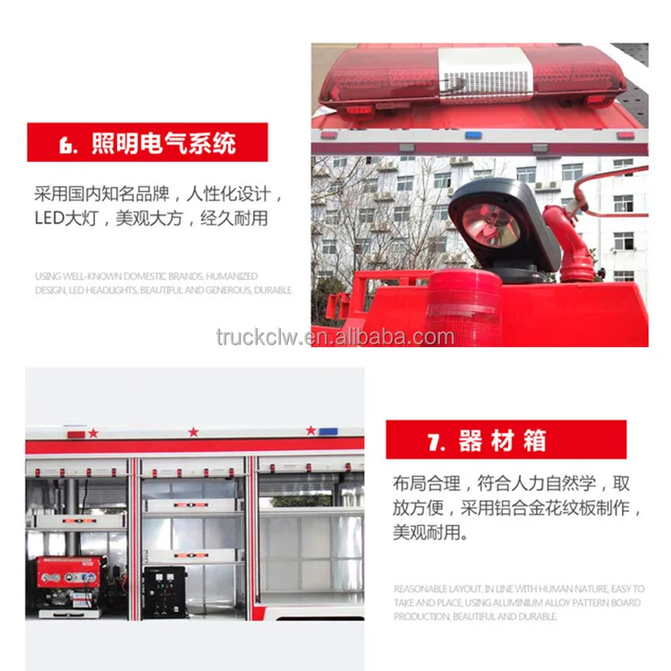 1suzu Fire Fighting Tankers 5000l Ladder Tank Pumper Max Red Diesel ...