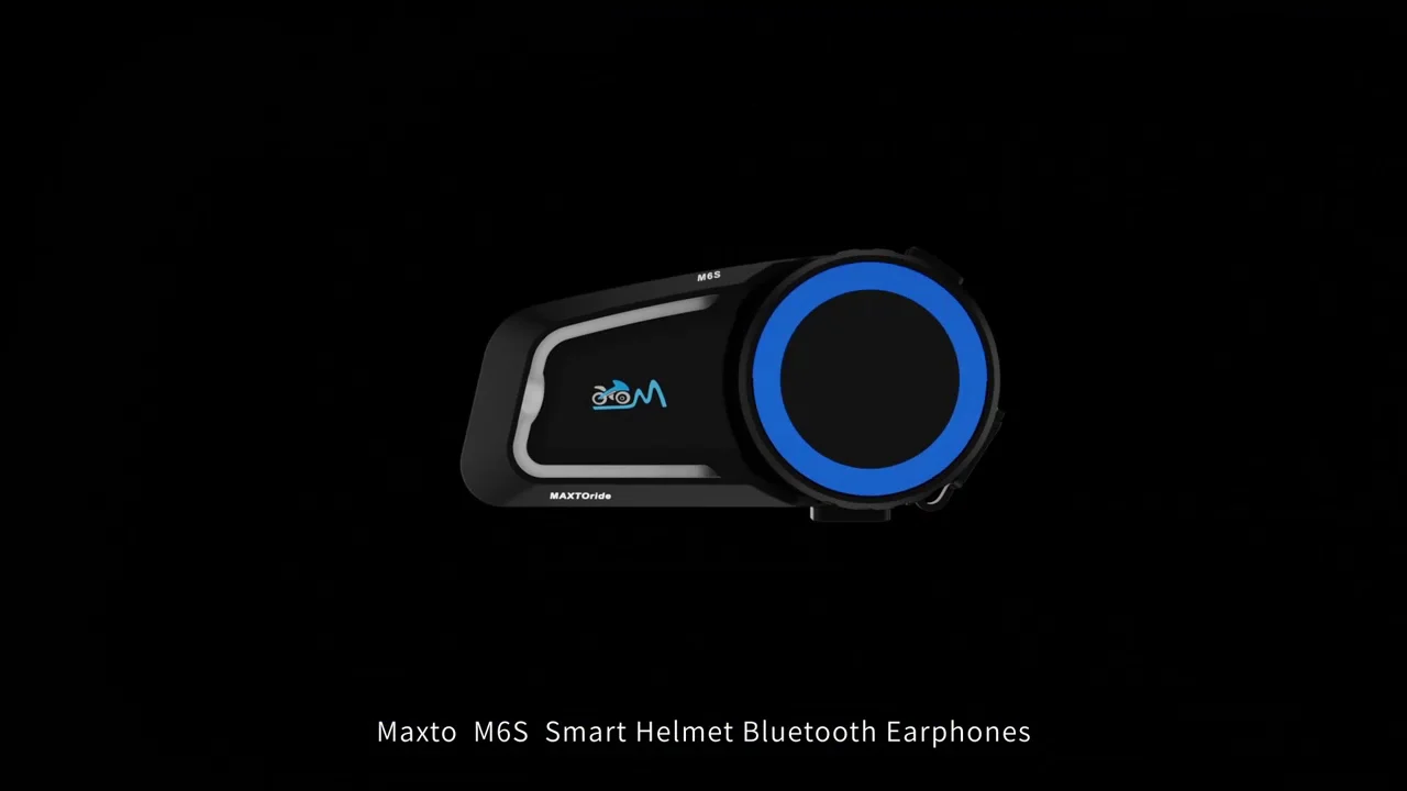 Mesh Intercom Headset 1000m Motorcycle Communication Systems 8 Riders Motorcycle Helmet ...