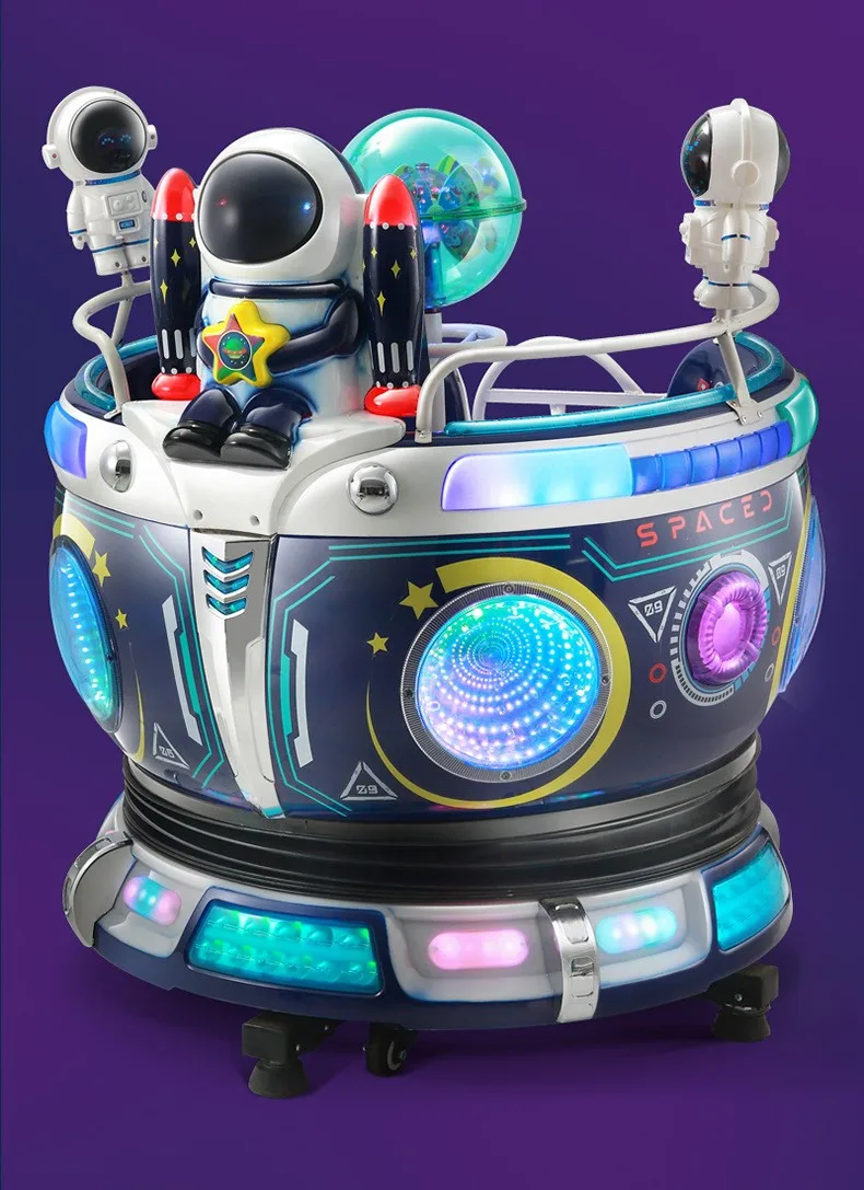 Kiddie Rides Coin Operated Carrousel - Fun & Thrill