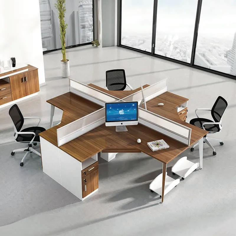 Office Furniture Modular Workstation Desk Cubical Table Staff Computer ...