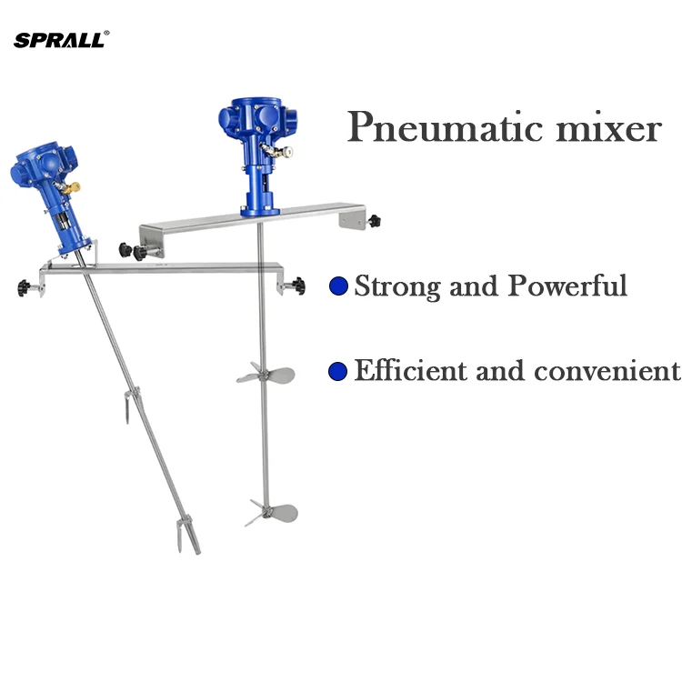 SPRALL 60 Gallon Pneumatic Mixer - Efficient Liquid Agitator