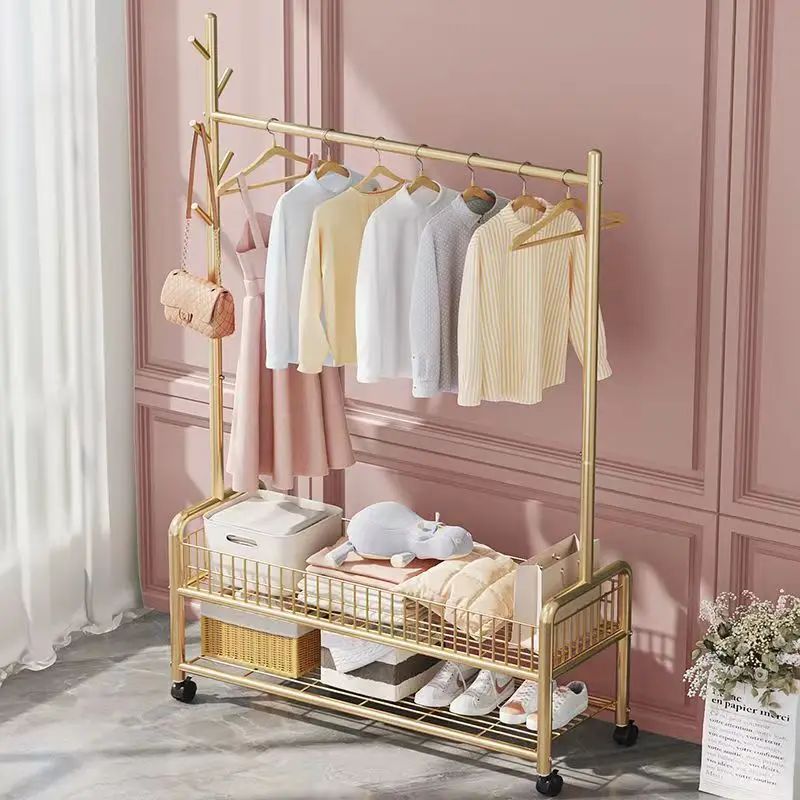 Simple Clothes Hanger Floor Coat Rack - Multi-functional