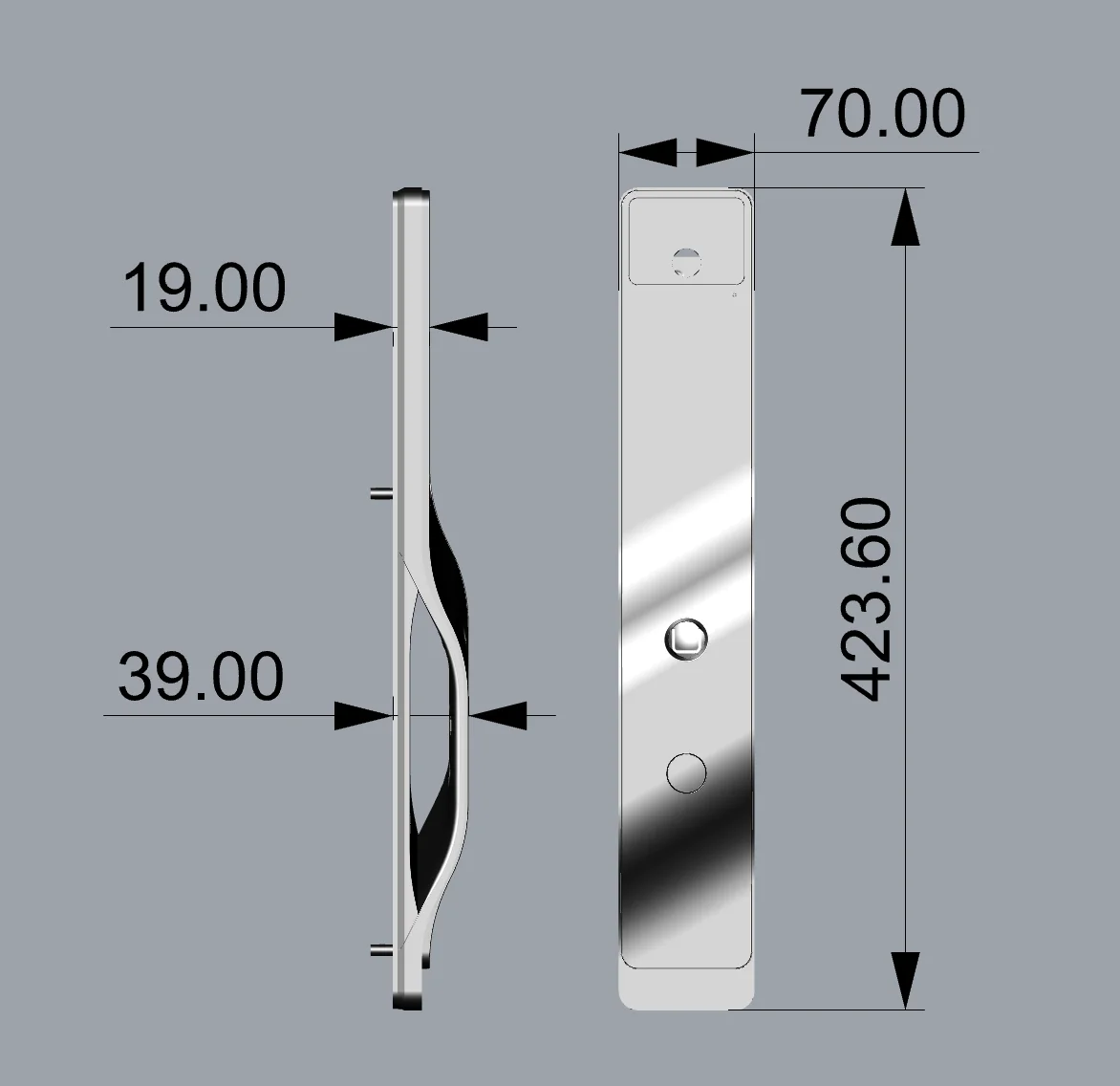 Tysh 3D Facial & Fingerprint Smart Lock with Tuya App Control - Secure ...