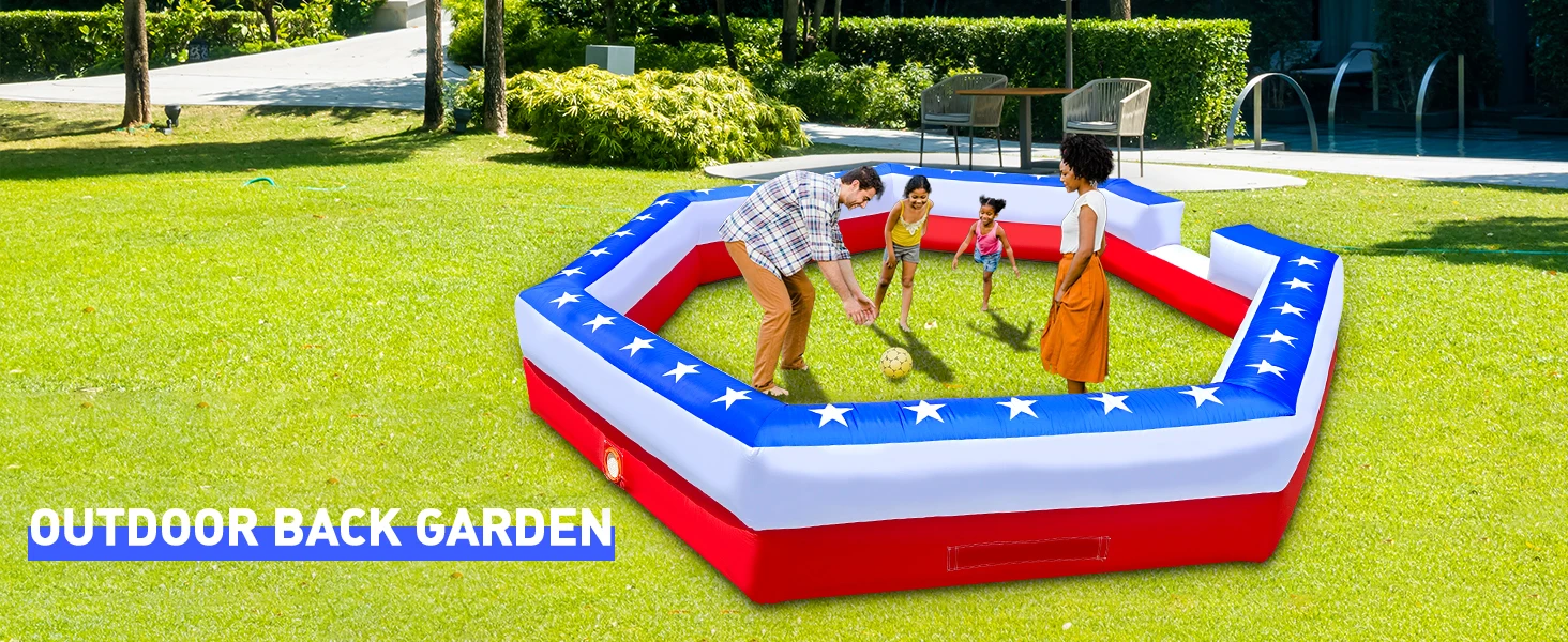 15FT Portable Interactive Inflatable Air Gaga Ball Pit for Sports Games ...