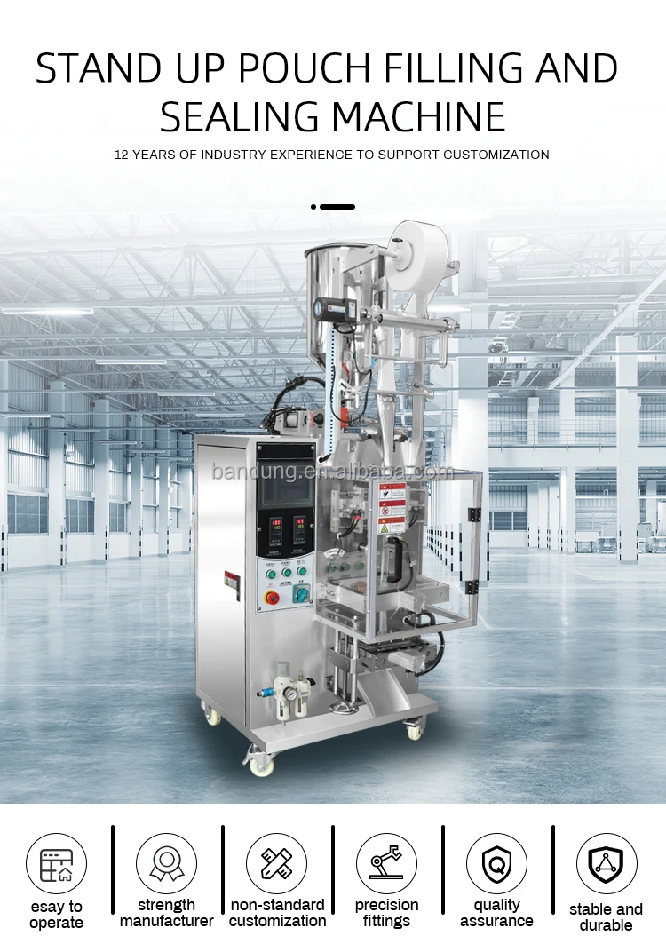Automatic Liquid Pouch Filling Machine - Efficient & Reliable