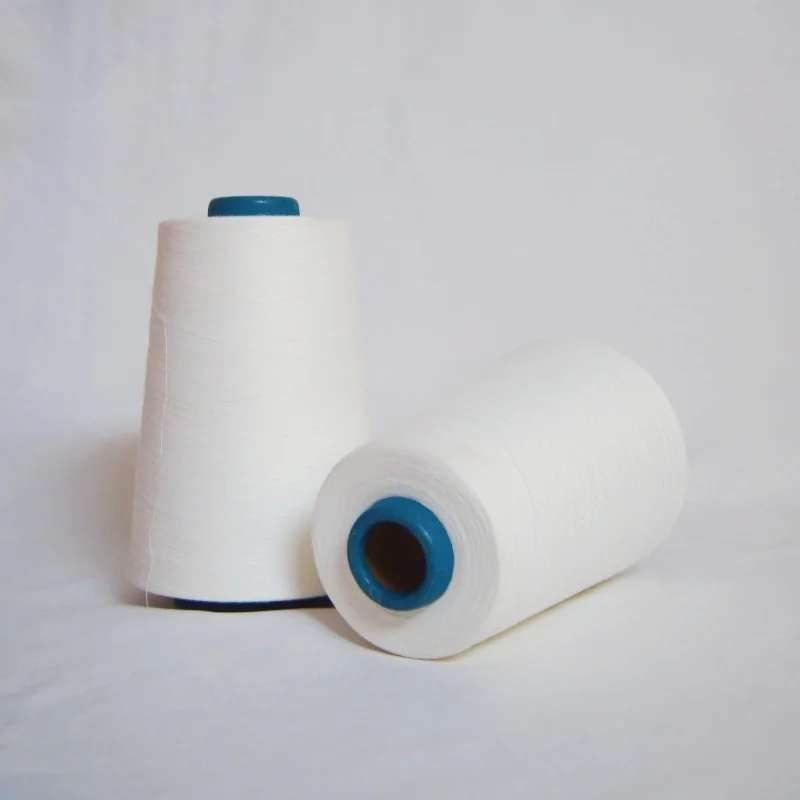 Bleach 32s TC Knitting Yarn 65/35 Polyester Cotton Blended Dyed Color ...