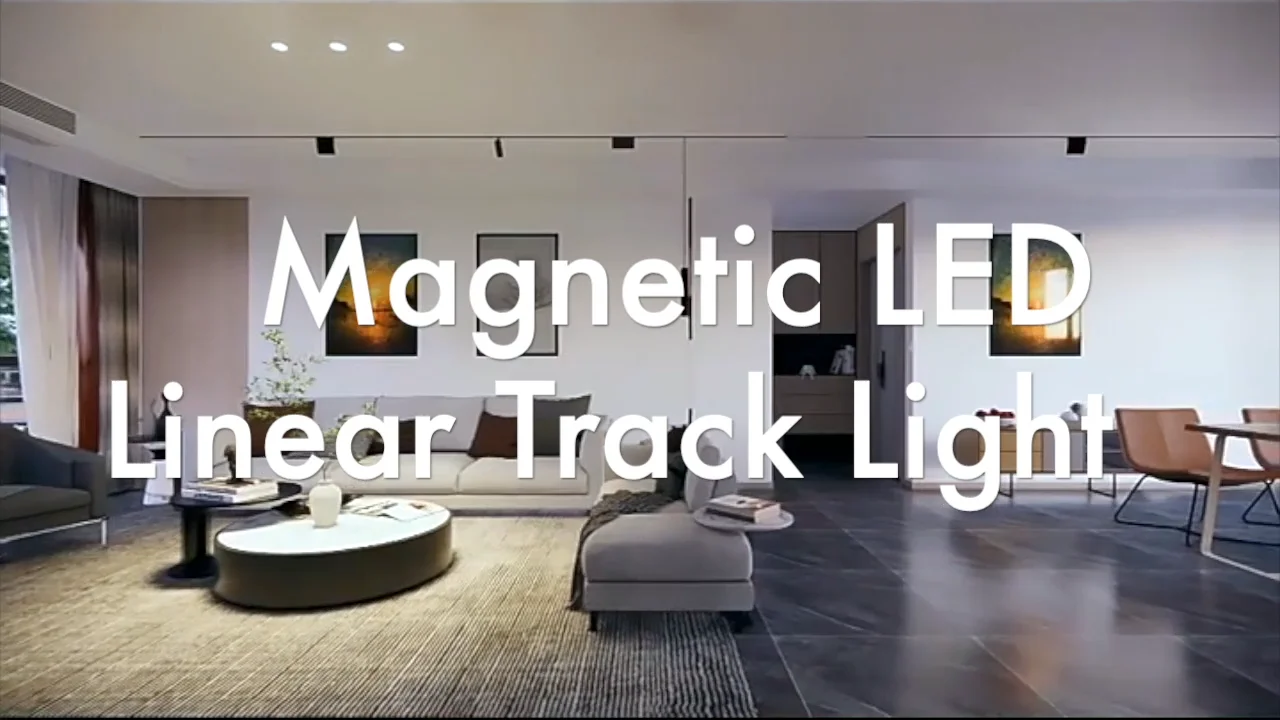 Indoor Ceiling Recessed Magnet Rail System 48v Magnetic Dimmable Led ...