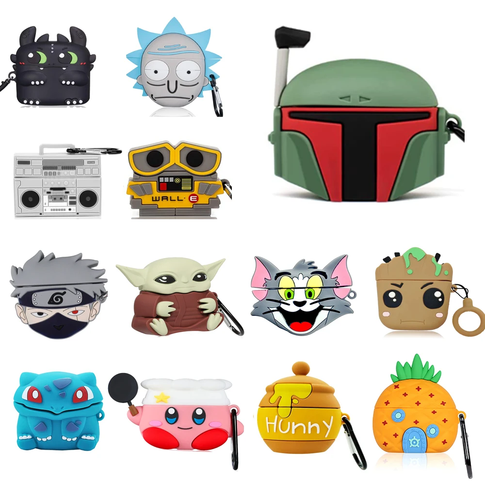 3d Cartoon Yoda Baby Character Designs Case For Airpods Pro Cover For ...