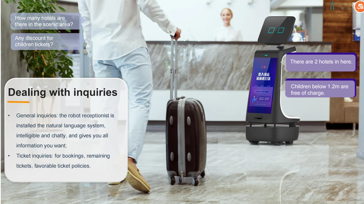 Guided Robot Supermarket Advertising - Efficient Solutions