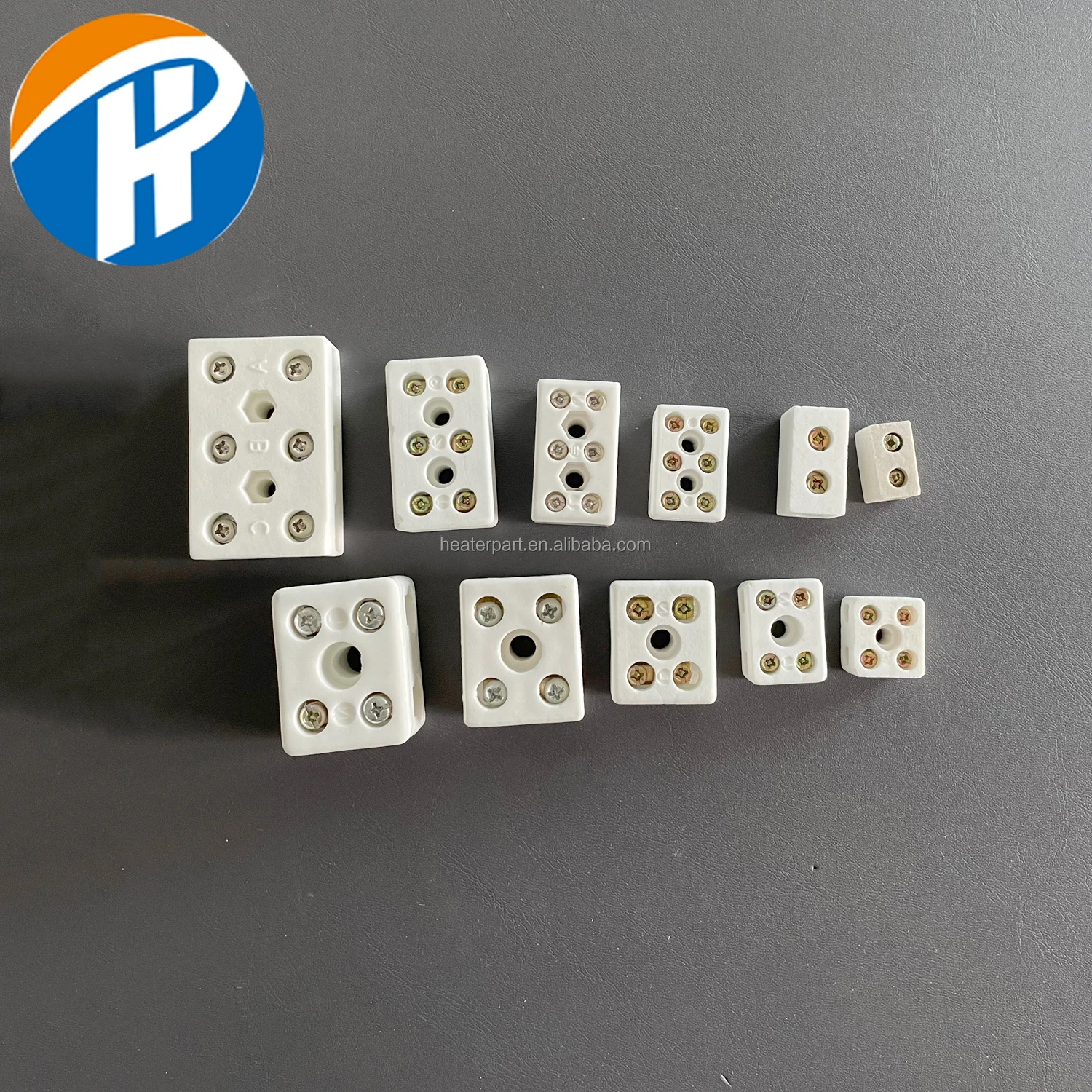 High Temperature Electric Ceramic Terminal Blocks 230v 600v Ceramic ...