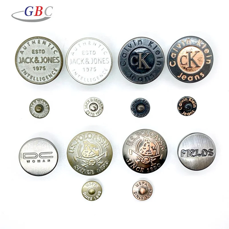 Custom Logo Jeans Buttons - Durable & Adjustable Solutions