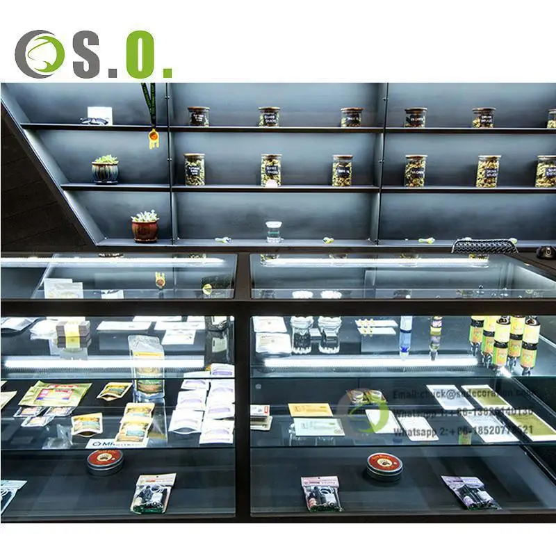 Modern Smoke Shop Interior Decoration Design Tobacco Shop Display ...