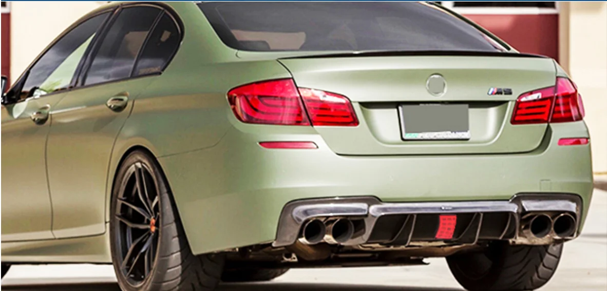 Hot Seller Accessories Rear Diffuser for BMW F10 Rear Bumper With Lamp ...