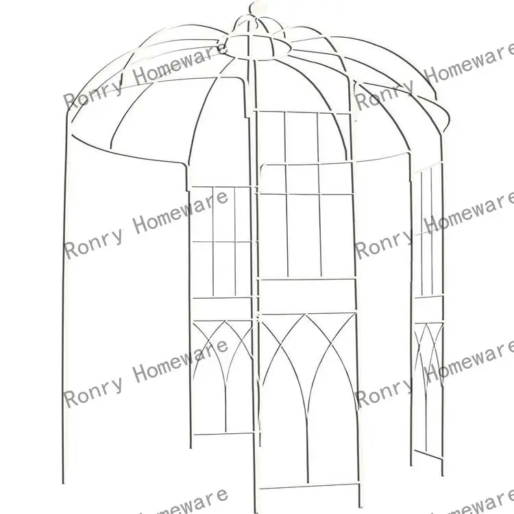 Classic Outdoor Metal Garden Arch Metal Frame Wedding Party Arch Frame ...