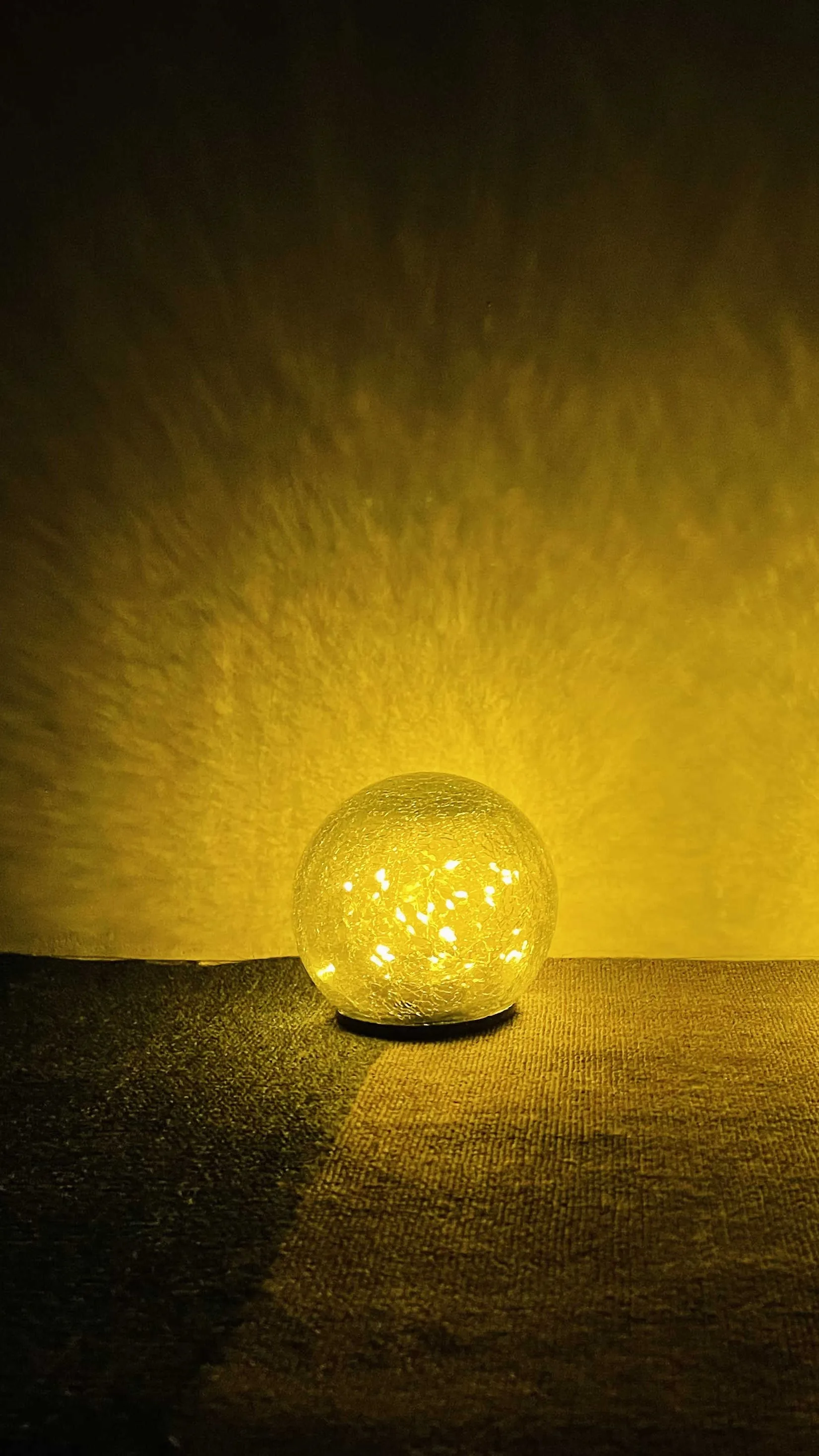 Pathway Solar Underground Lamp Outdoor 20led Crack Ball Solar Powered ...