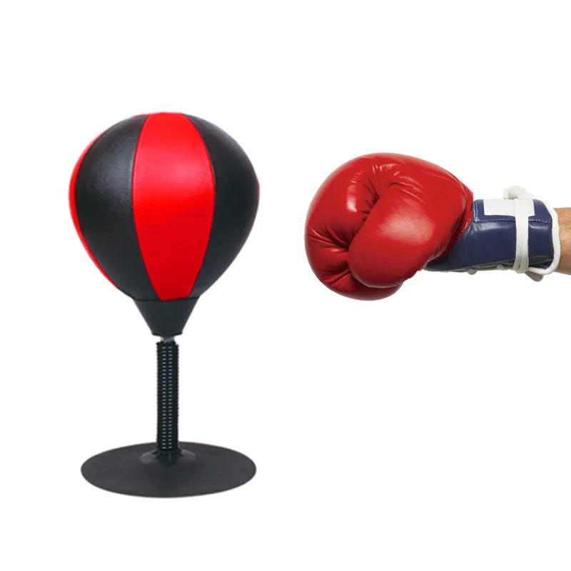 Free Standing Desktop Punching Boxing Toys Pressure Relief Toy Punch ...