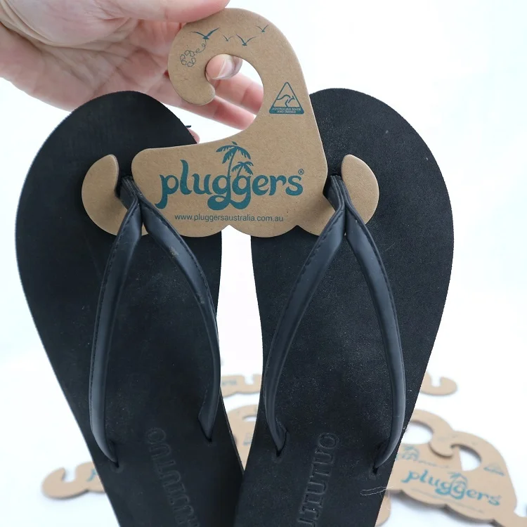 Recyclable Cardboard Flip Flops Hanger - Eco-friendly
