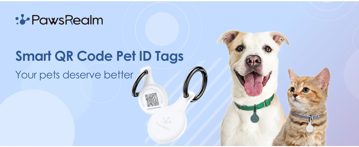 Pawview Custom Silicone NFC Smart QR Code Pet Tag Wholesale