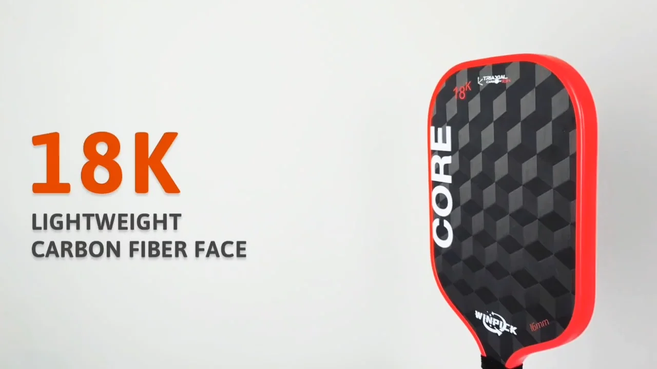 Pickleball Paddle Usapa Standard 18k Carbon Fiber Long Handle ...