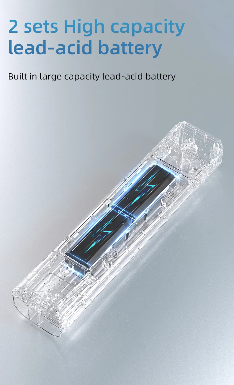 Weidasi Portable Lead-Acid Battery Rechargeable LED Emergency Lamp