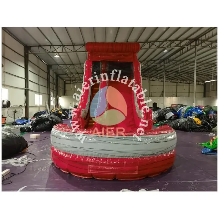 Theme Park Playground Water Park Playground Inflatable Playground Red ...