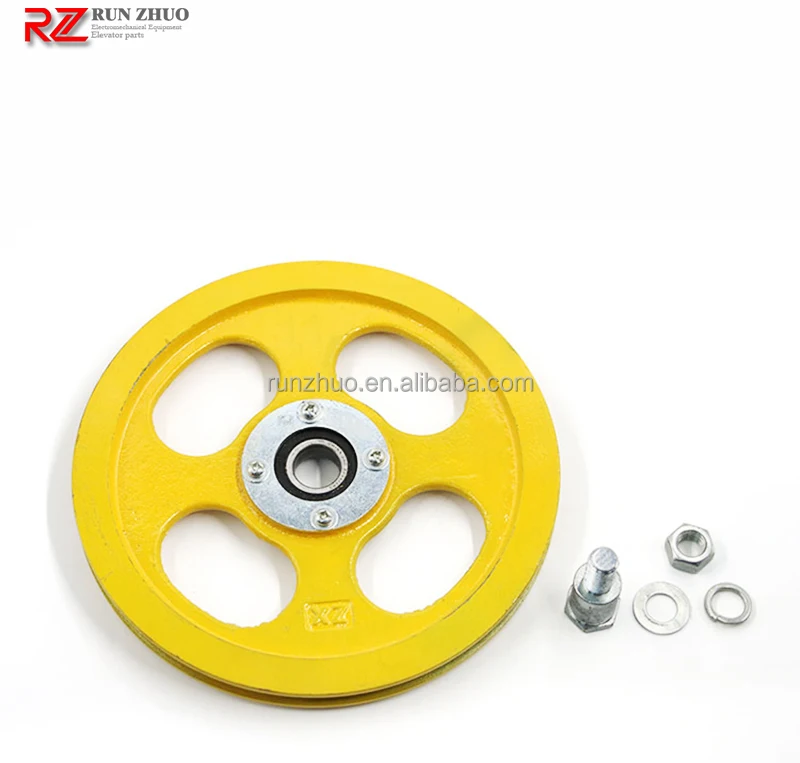 H*tachi Elevator Wire Rope Tensioning Device Wheel 260*20*6205 Speed ...