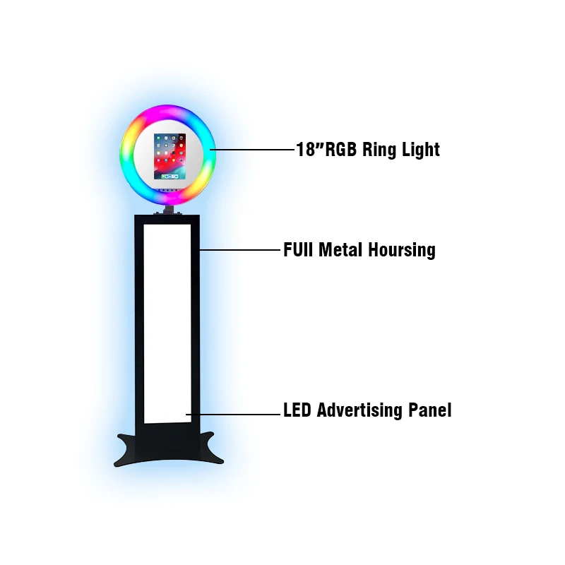 Portable Led Ring Light Roamer Roaming Photobooth Ipad Photo Booth ...