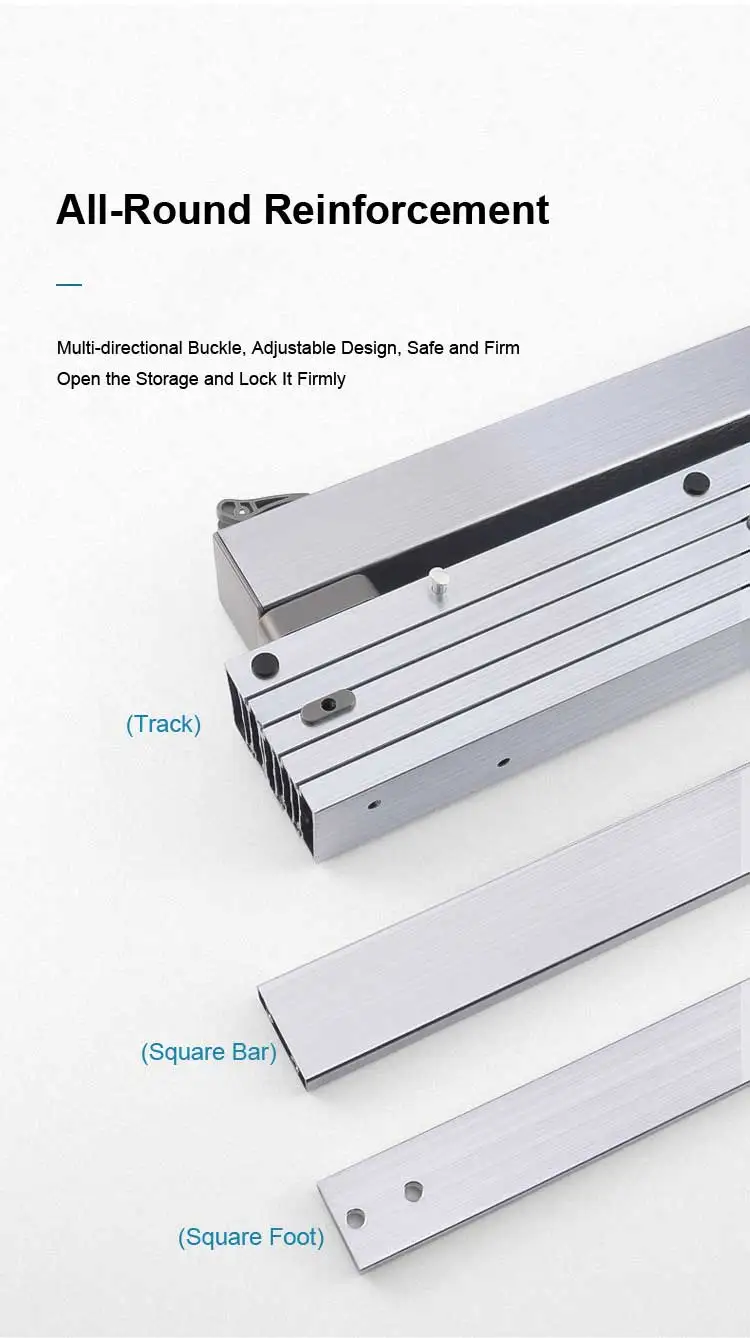 High-Strength Aluminum Slide Rail Extender Table Mechanism - OEM Available