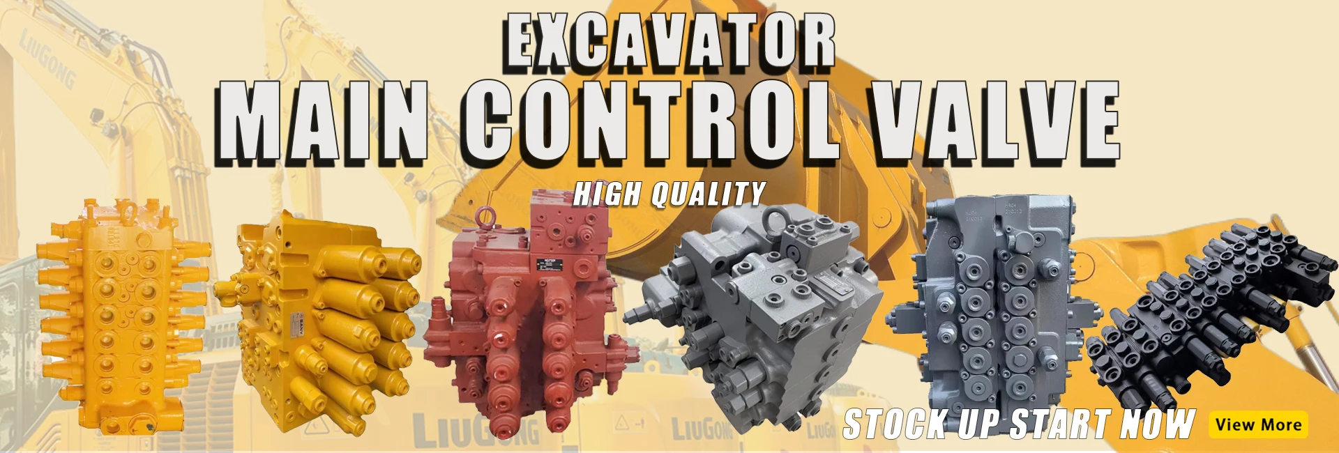 Original hydraulic control valve EC200 main valve assy for excavator ...