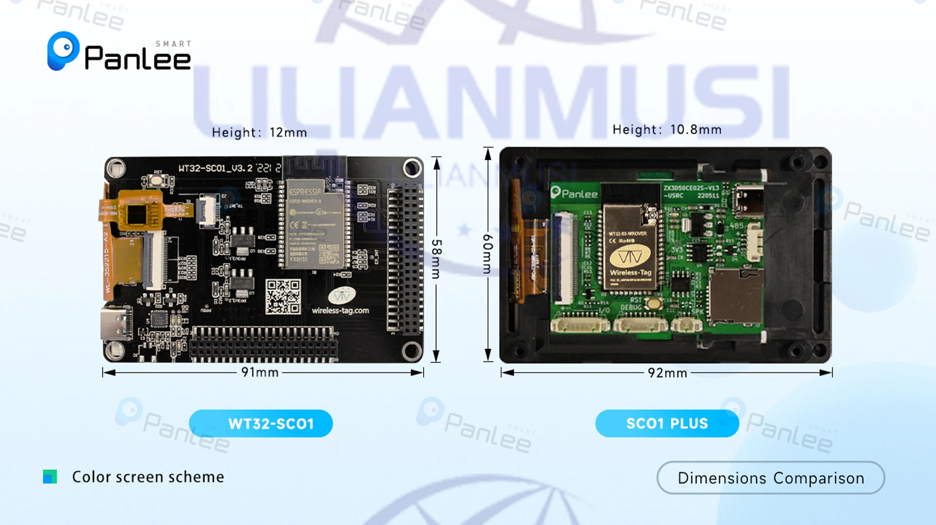 WT32-SC01 Plus - 3.5 Inch LCD Touch Screen Display Module