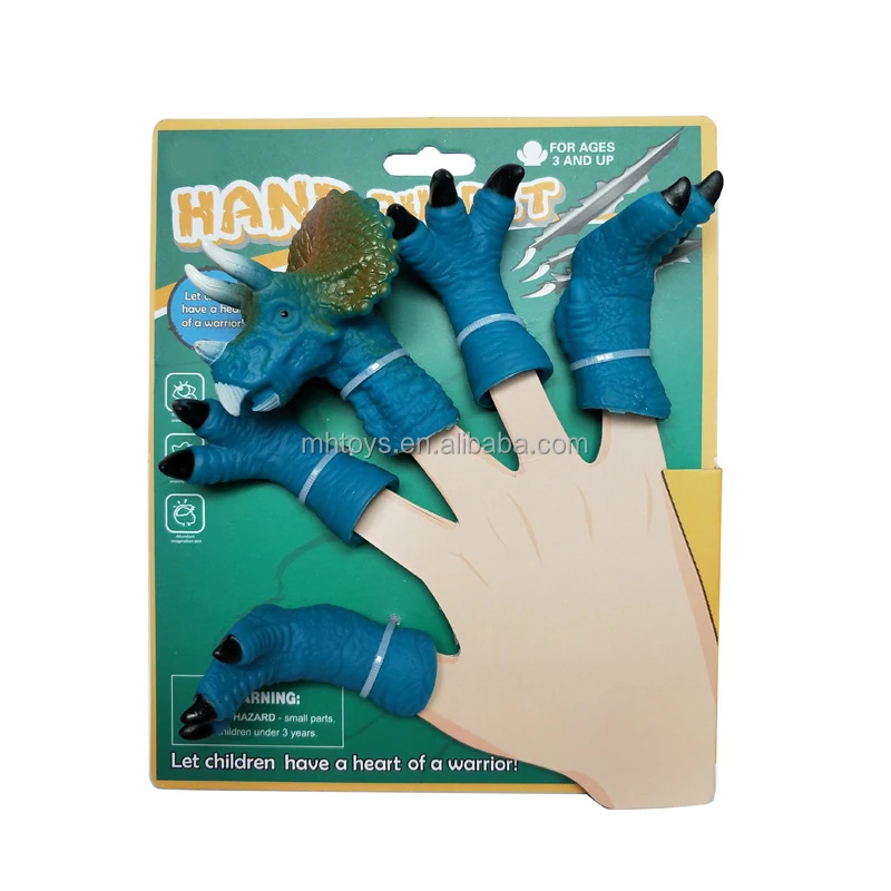 5pcs Eco-friendly Soft Rubber Animal Finger Puppets Toys for Kids ...