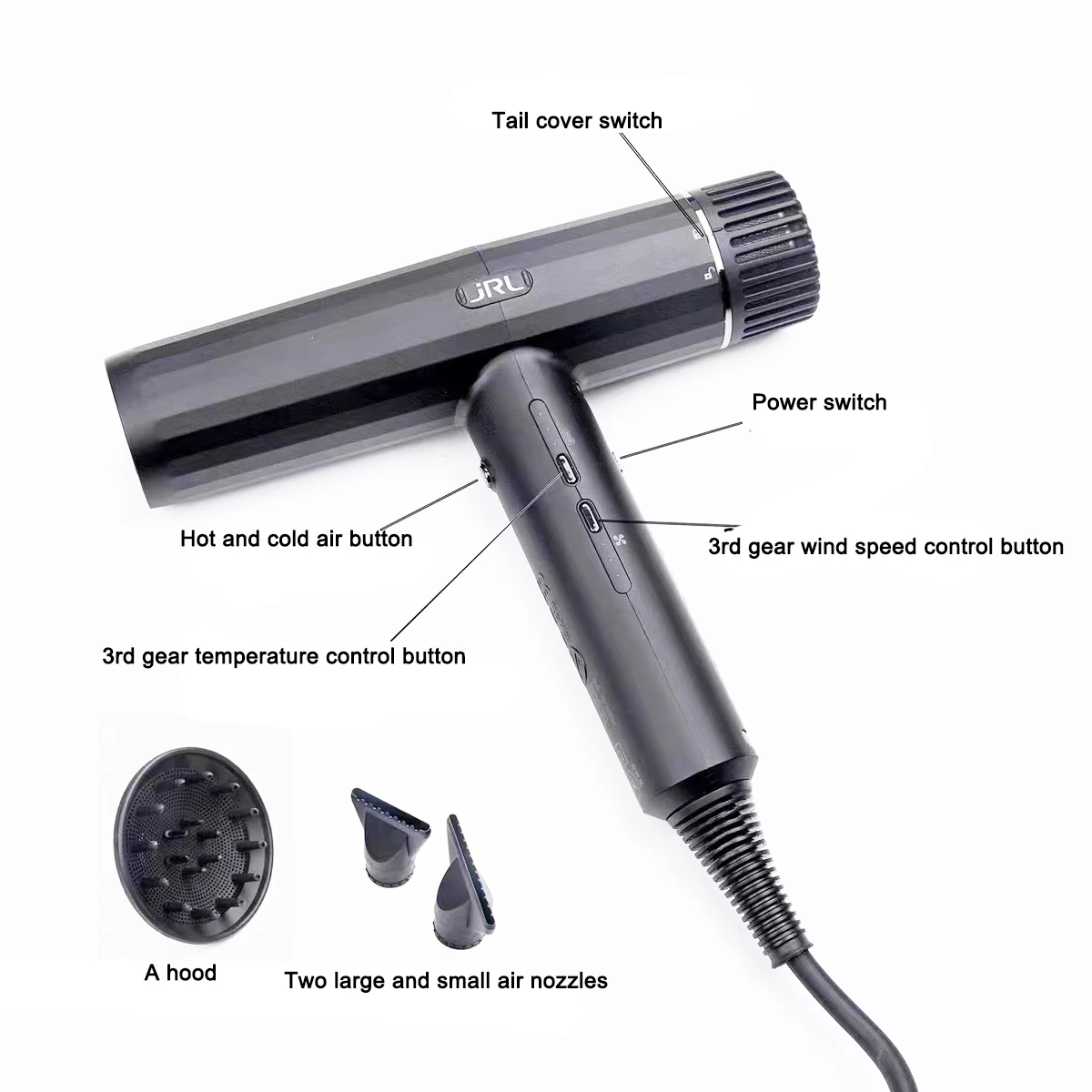 Air Brushless Hair Blower 100000rpm Secador De Pelo High Speed Hair ...