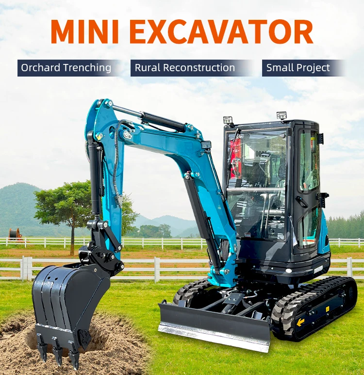 Hot Sale Mini Excavator 1t 1.3 Ton 3.5 Ton Supplier Crawler Epa Euro 5 ...