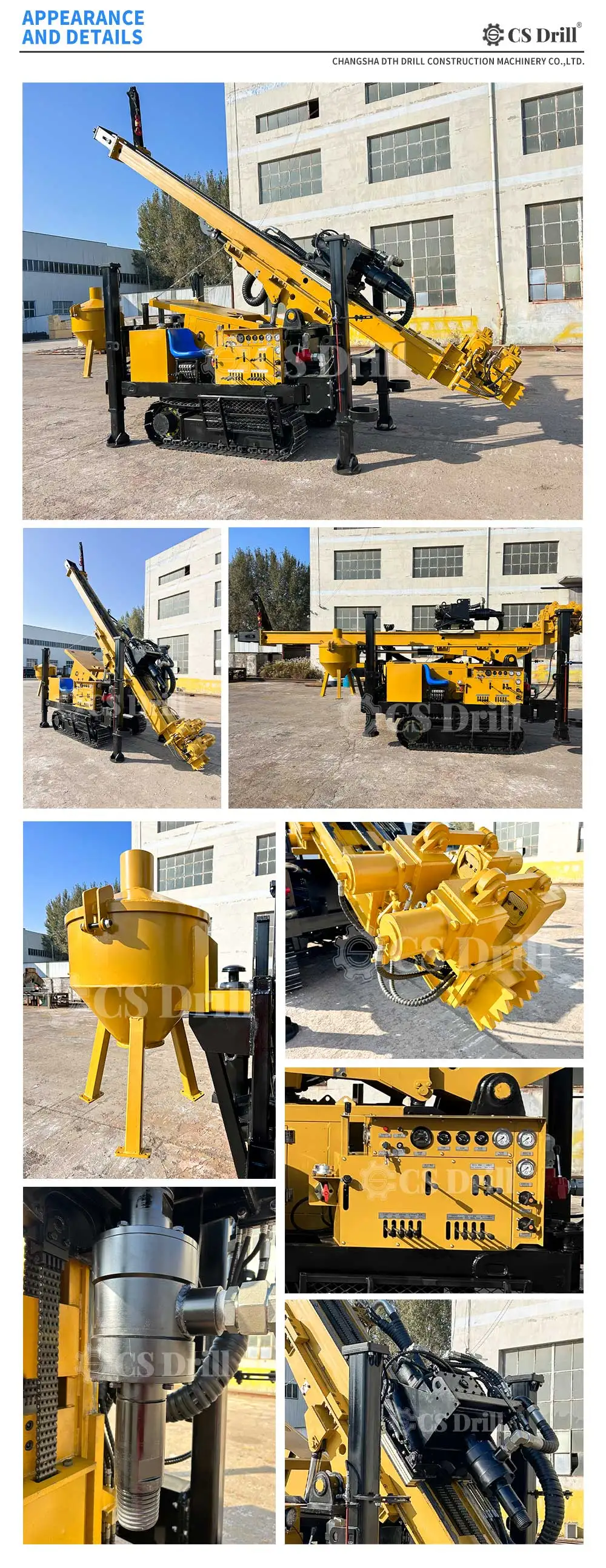 Csrc300 Geological Gold Core Drilling Rig Earth Core Drilling Machine ...