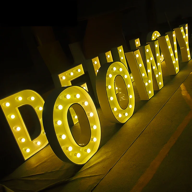 Marquees Names Letters H Light Up Letters/battery Powered Led Open ...