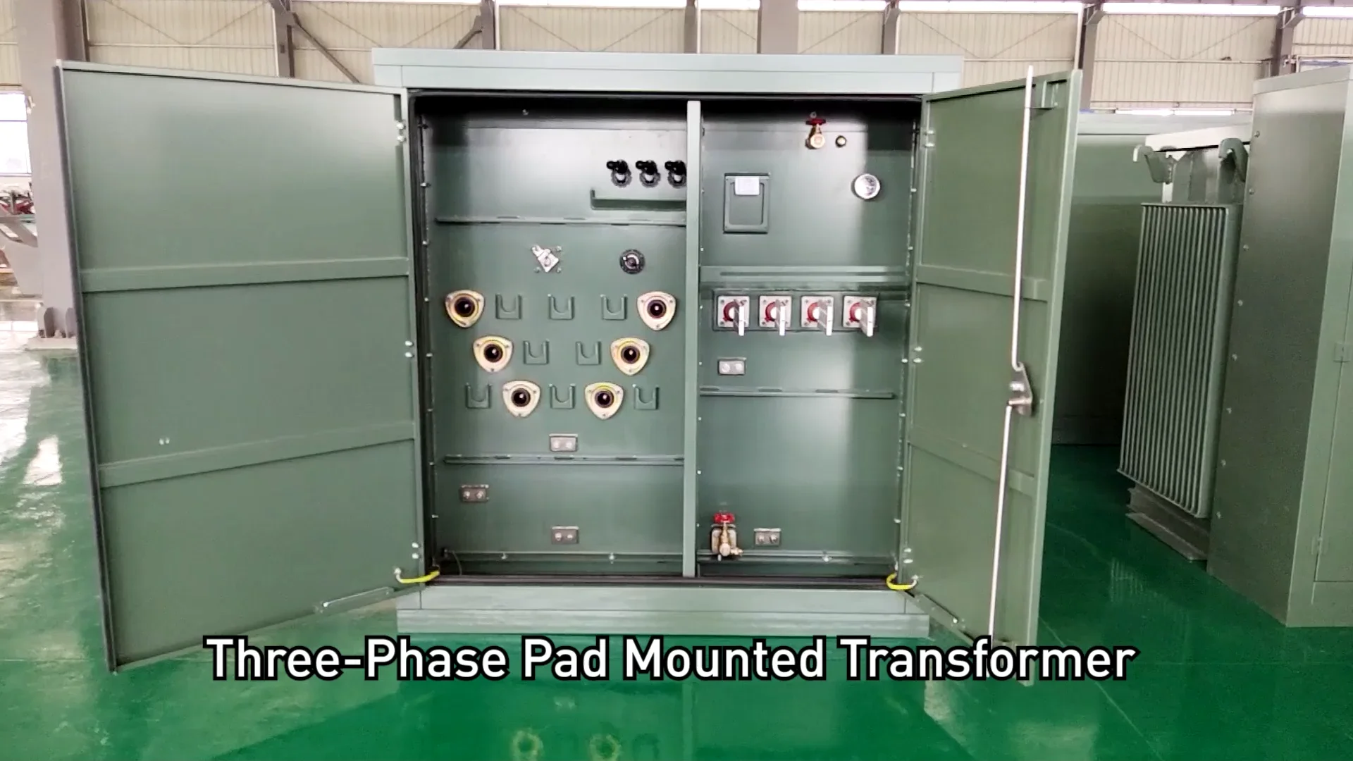 Ansi Standard 750 Kva Three Phase Pad Mounted Transformer 34500y/19920v To 240/120v 6-hole Spade ...