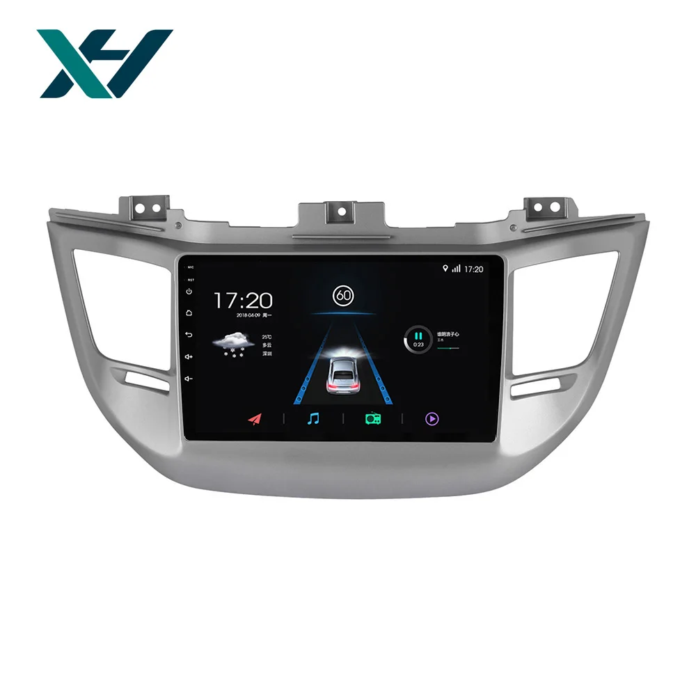 Gps Multimedia System For Hyundai Tucson 2014-2018 1.6ghz 9 Inch ...